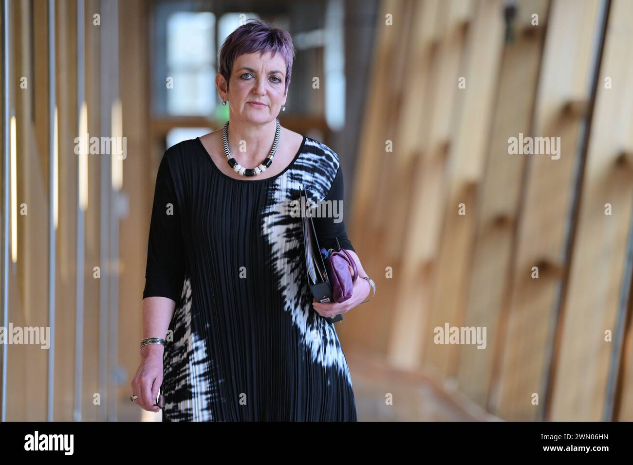 Edinburgh Scotland, UK 28 February 2024 Cabinet Secretary for Justice ...