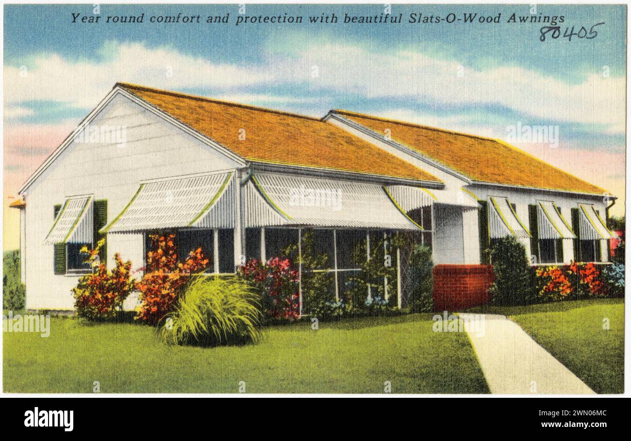 Year round comfort and protection with beautiful Slats-O-Wood Awnings ...