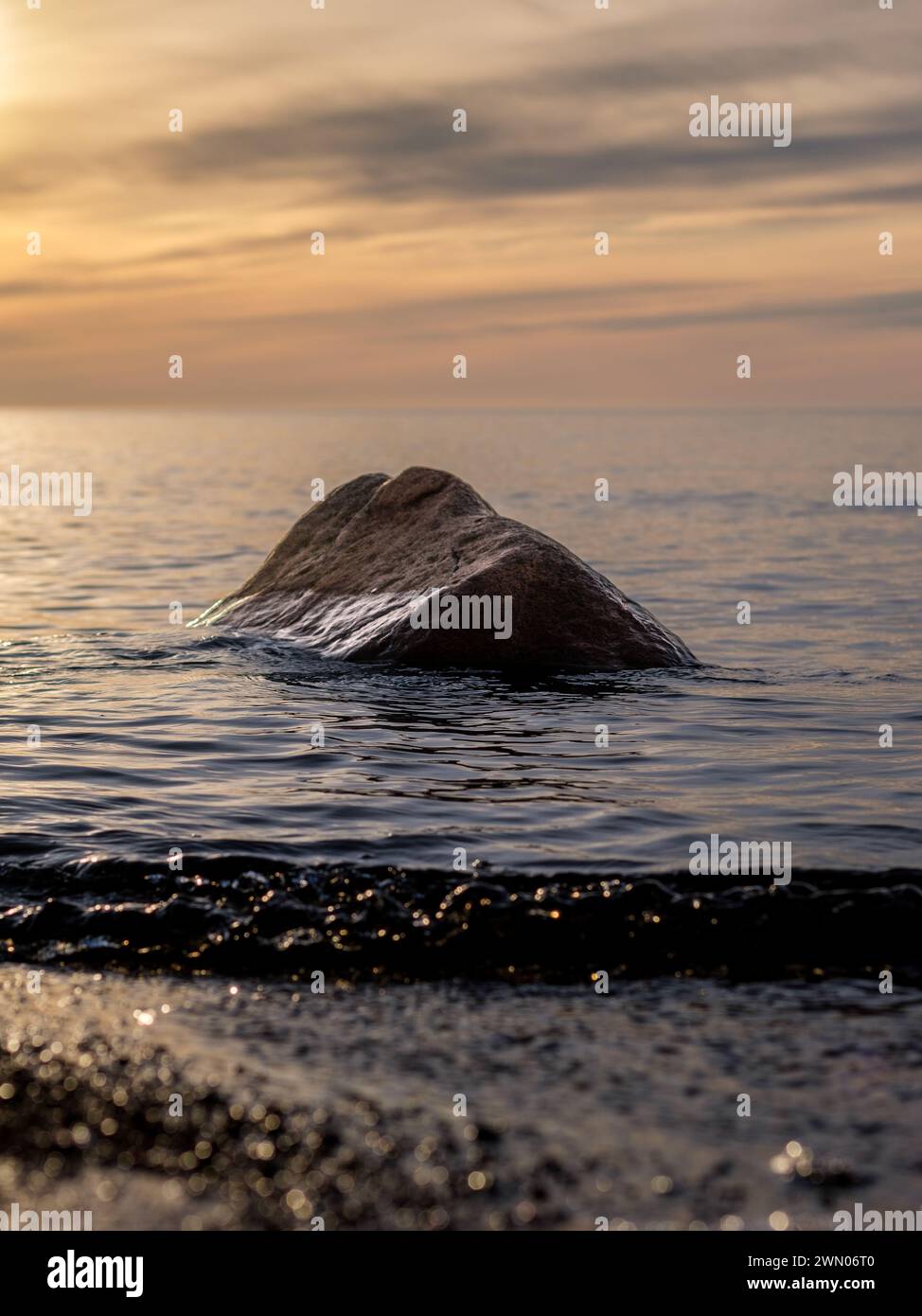 Veczemju klintis sunset hi-res stock photography and images - Alamy