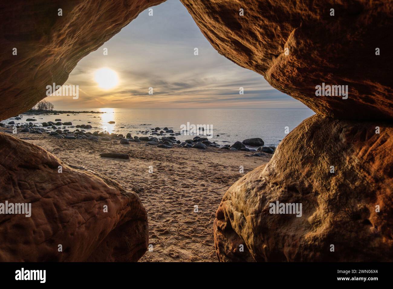 Veczemju klintis cave hi-res stock photography and images - Alamy