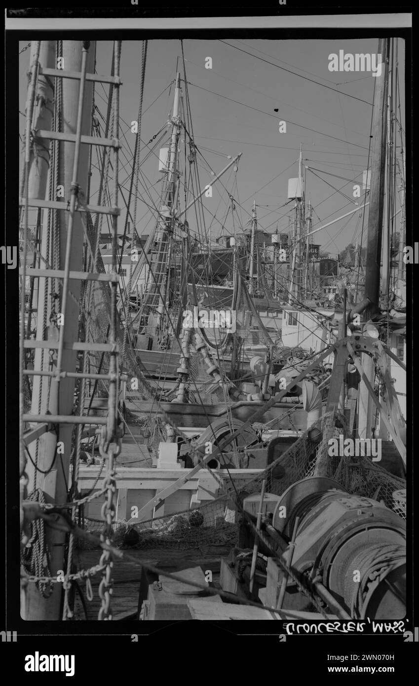 Waterfront scene, Gloucester. Waterfront scene, Gloucester Stock Photo ...