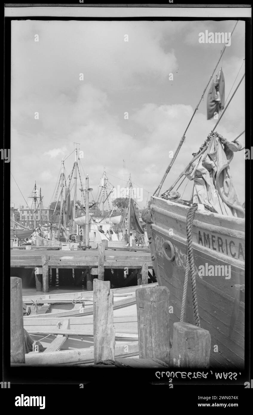 Waterfront scene, Gloucester. Waterfront scene, Gloucester Stock Photo ...