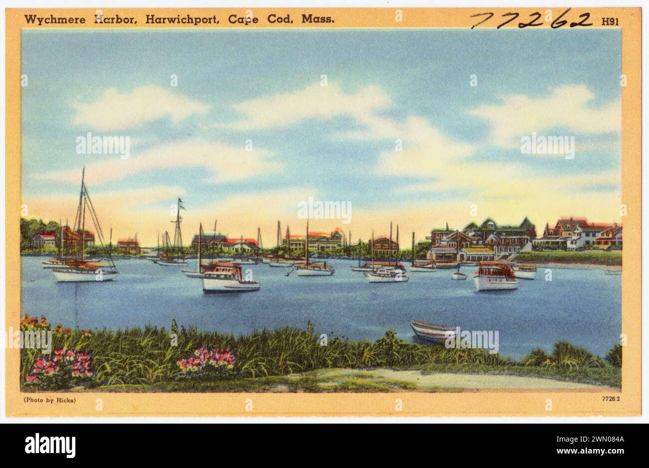 Wychmere Harbor, Harwichport, Cape Cod, Mass.. Wychmere Harbor ...