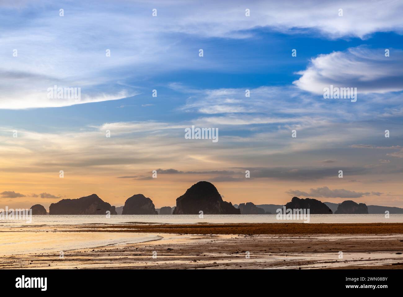 Limestone cliffs in andaman sea hi-res stock photography and images - Alamy