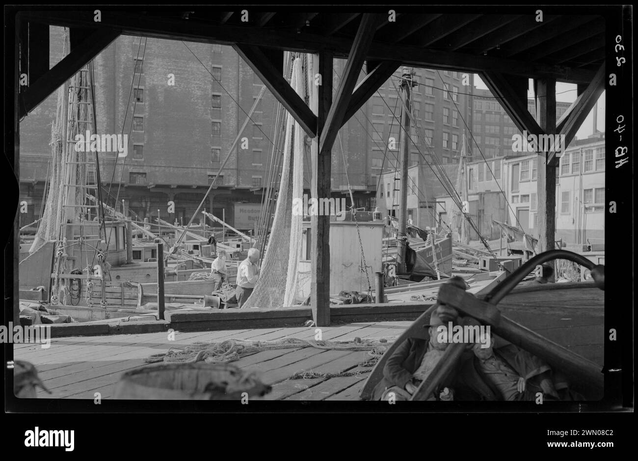 Old Fish Pier at T Wharf, Boston. Old Fish Pier at T Wharf, Boston ...