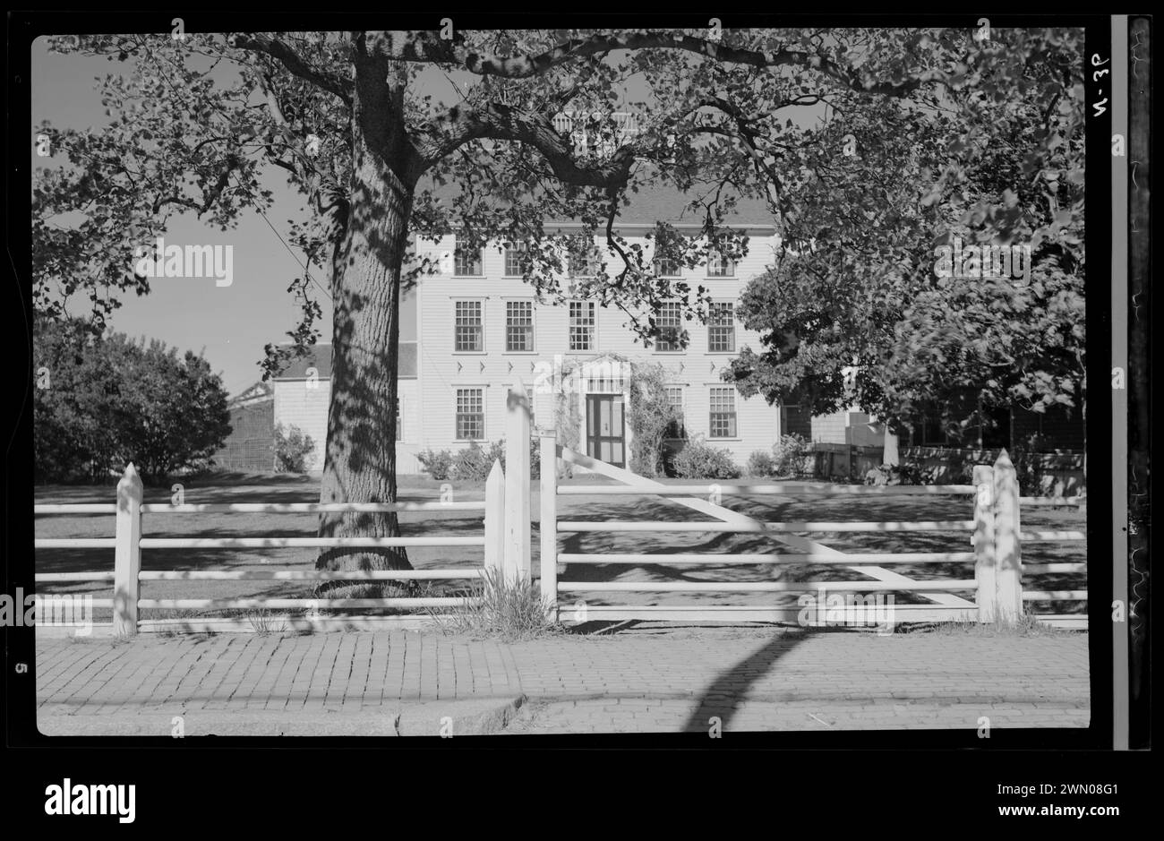 Folger Mansion (exterior), Nantucket. Folger Mansion (exterior ...