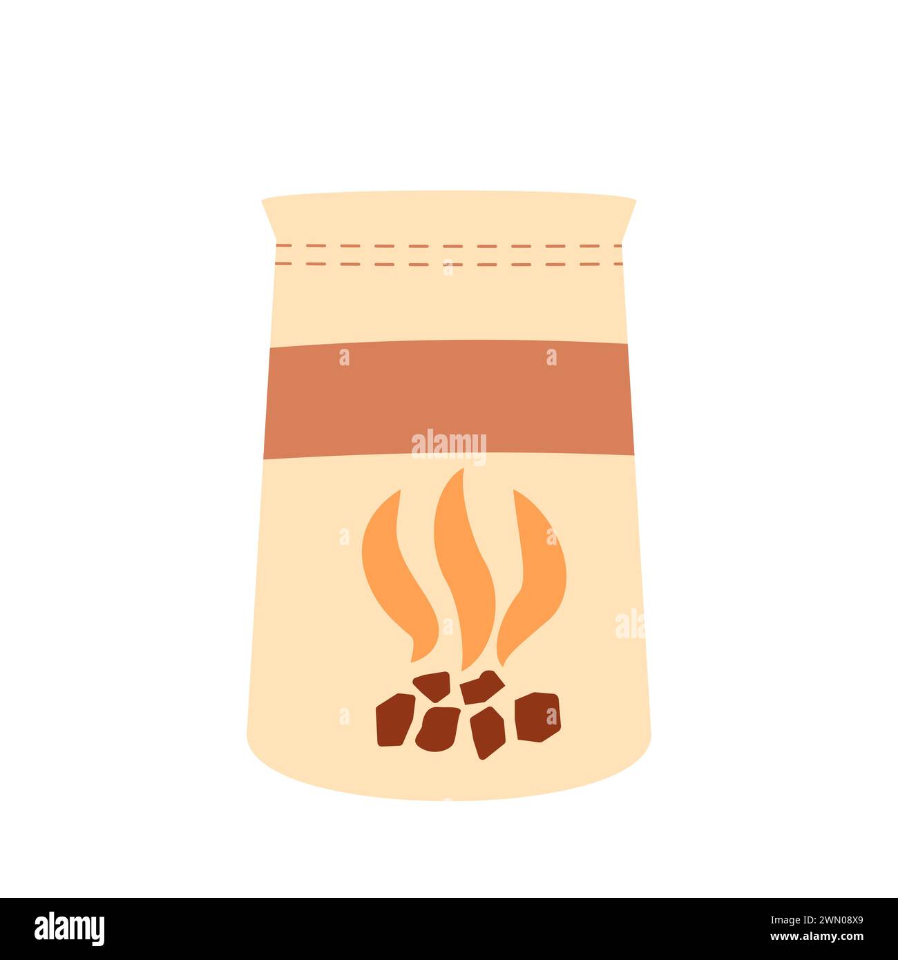 Coal isolated on white background. Campfire charcoal. Barbecue bbq ...