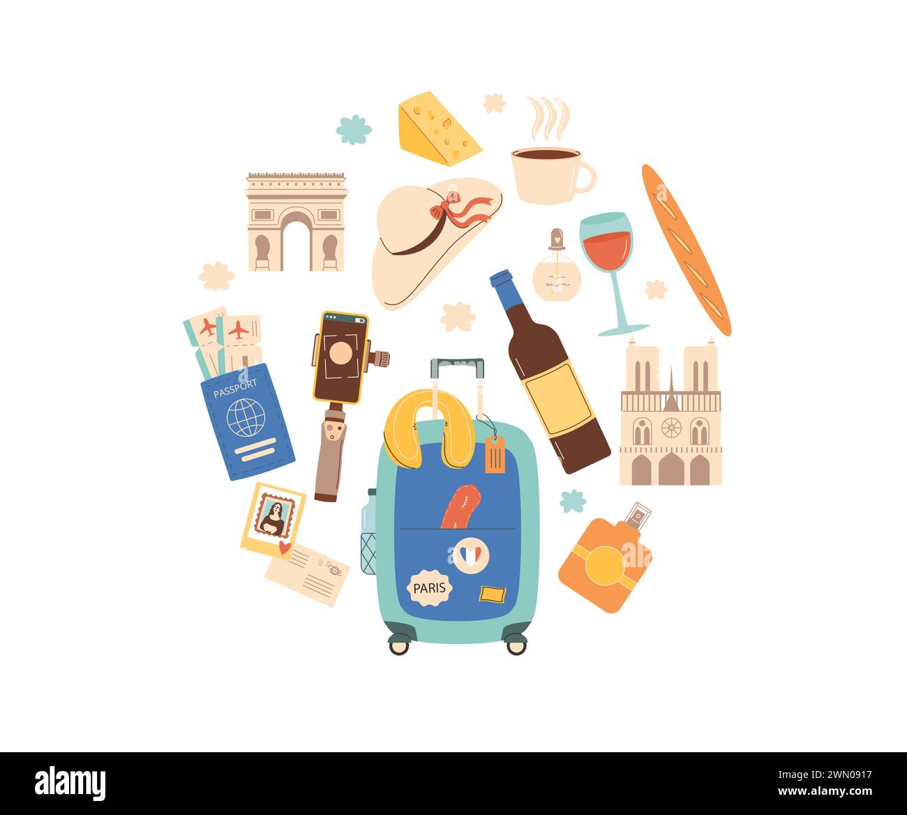 Week trip Stock Vector Images - Alamy