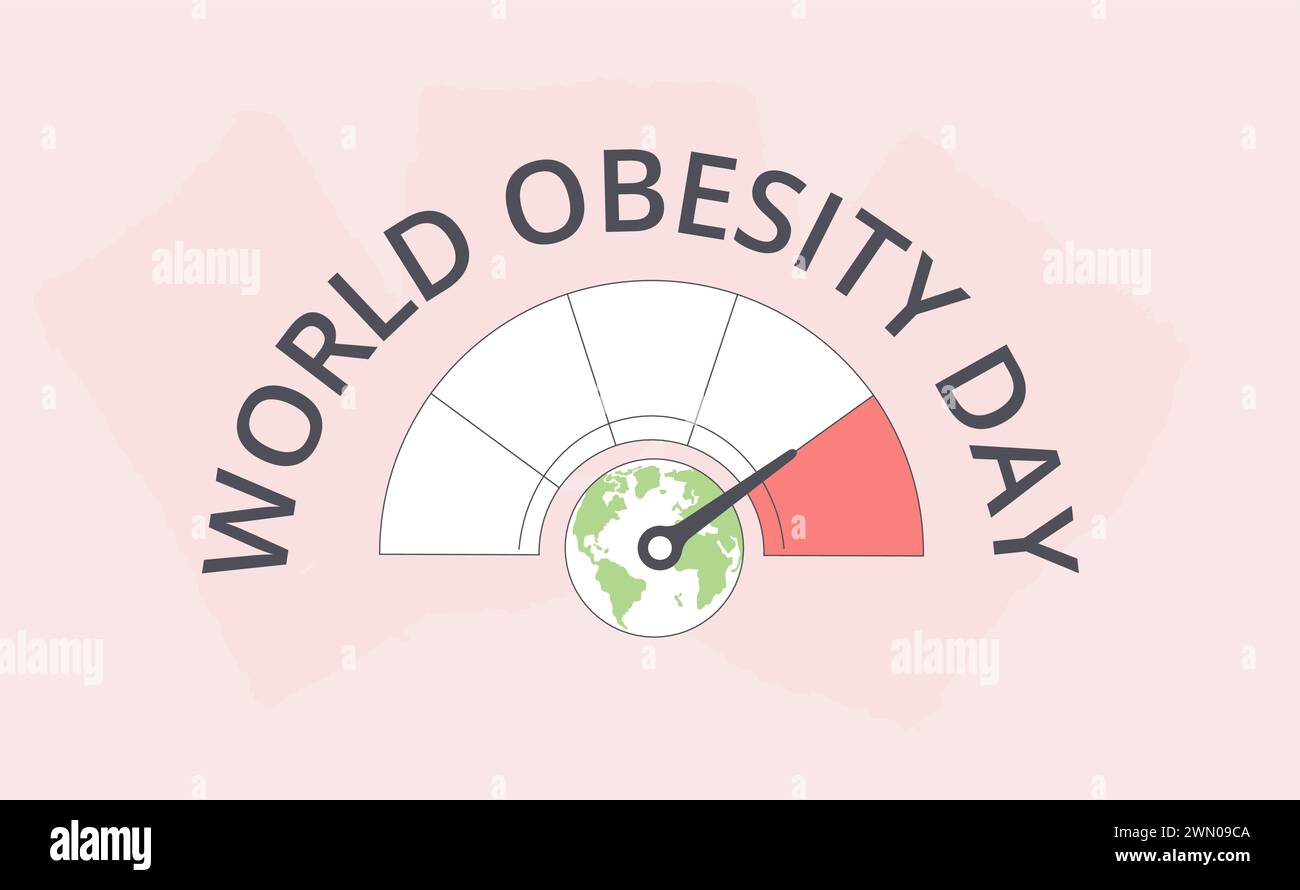 World obesity day. Vector flat illustration Stock Vector Image & Art ...