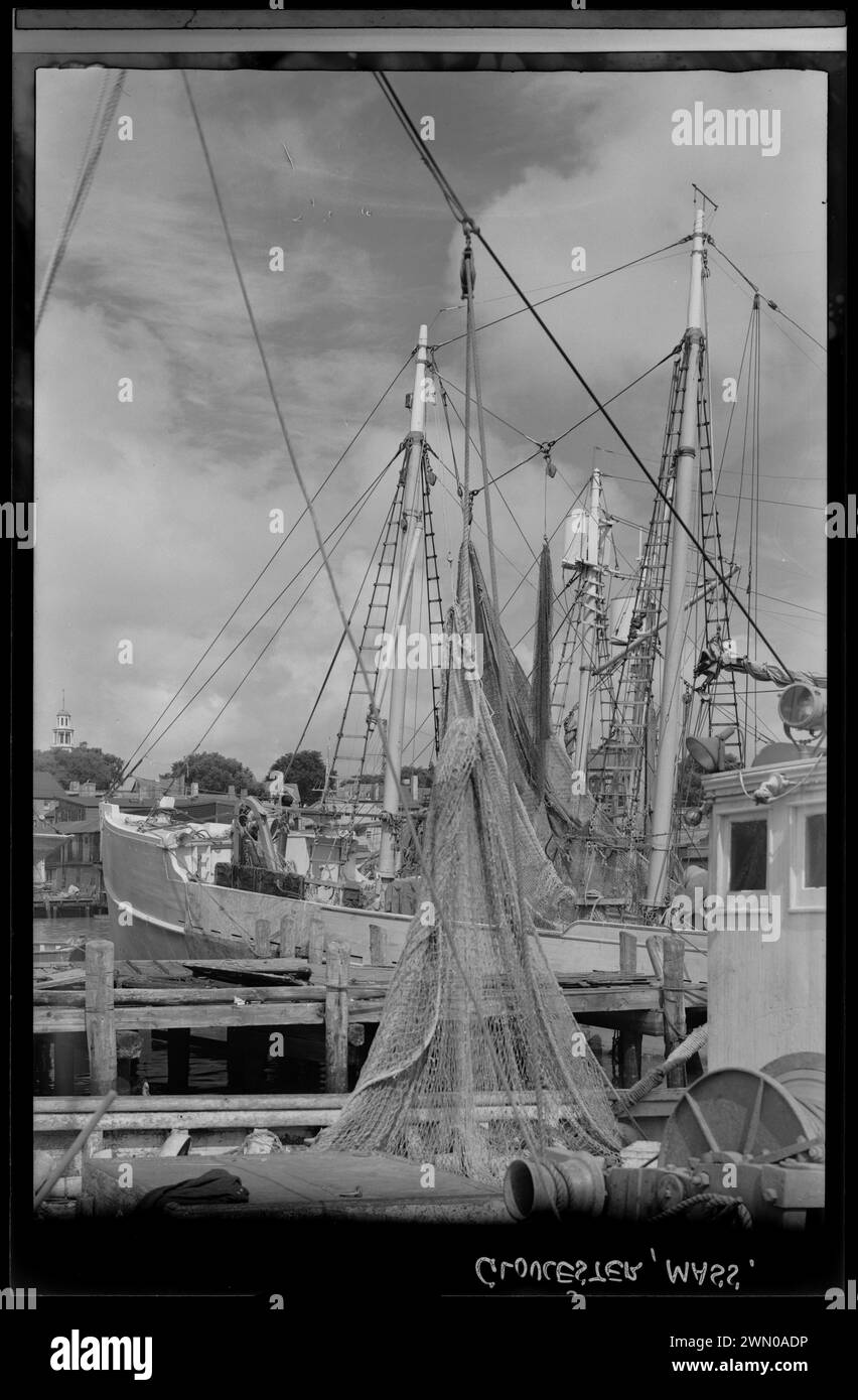 Waterfront scene, Gloucester. Waterfront scene, Gloucester Stock Photo ...