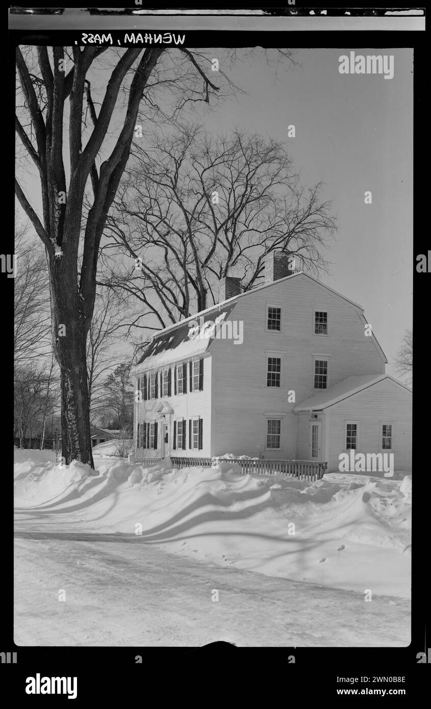 Building (exterior), Wenham. Building (exterior), Wenham Stock Photo ...