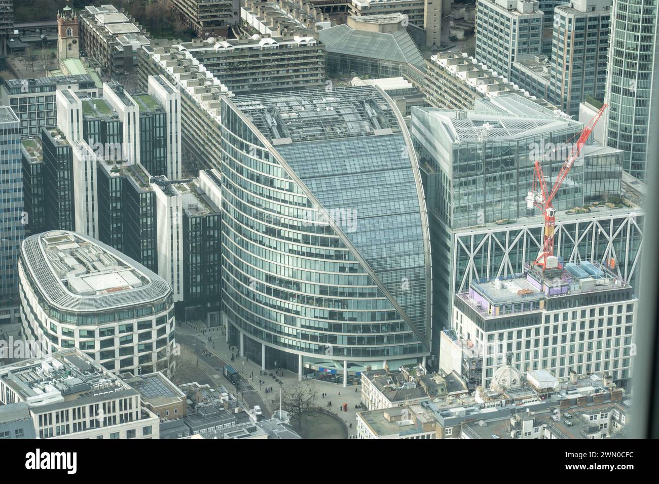 Views from the top of 22 Bishopsgate (the Horizon 22 viewing point) in ...