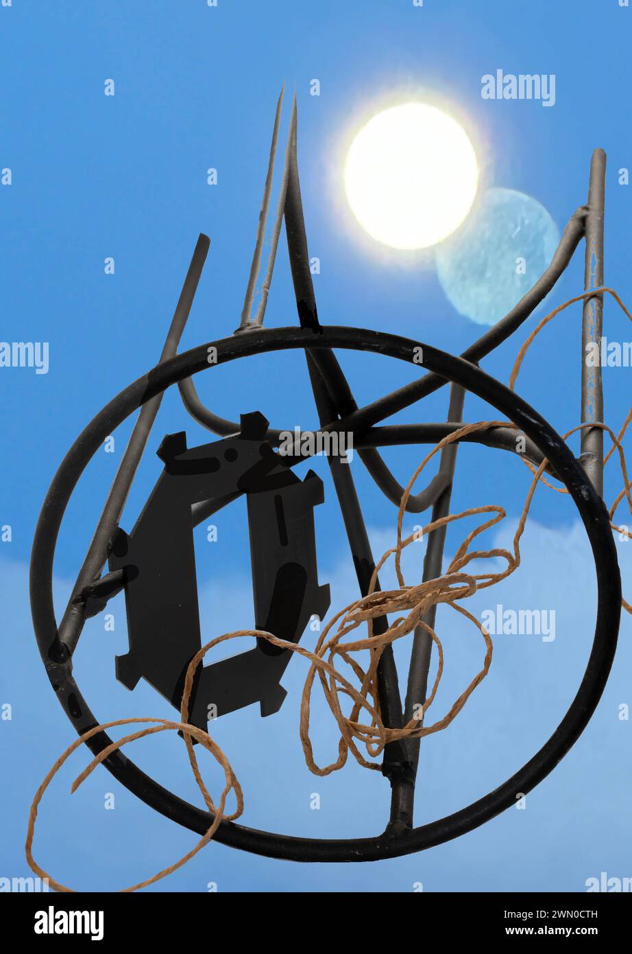 Space junk moon hi-res stock photography and images - Alamy