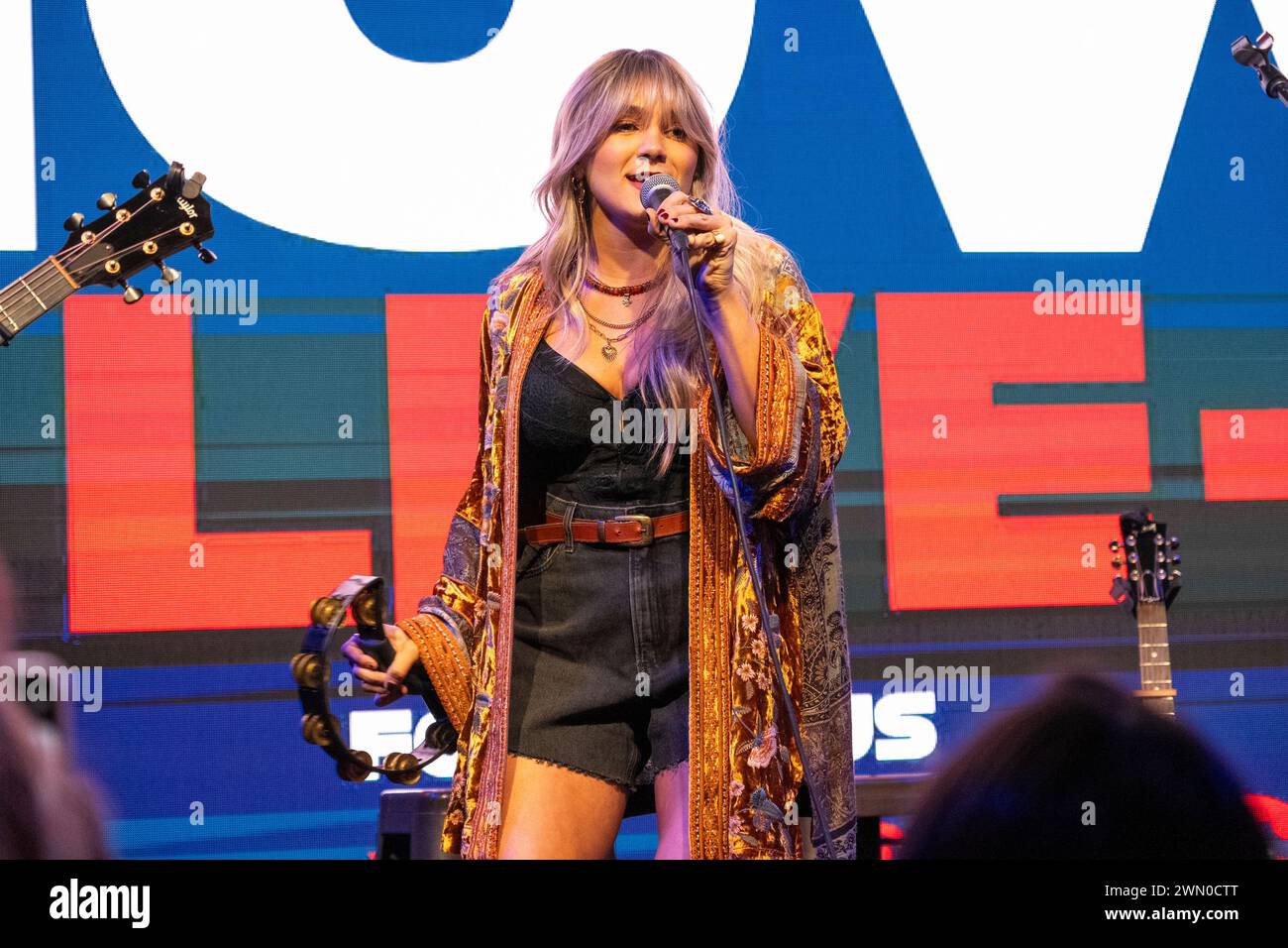 Peytan Porter performs during Country Now Live event during Country ...