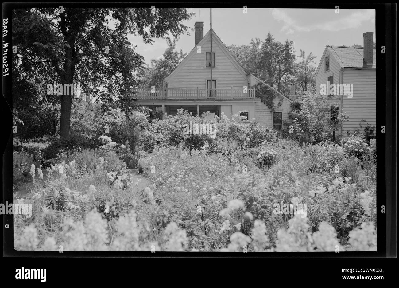 Garden and house (exterior), Ipswich. Garden and house (exterior ...