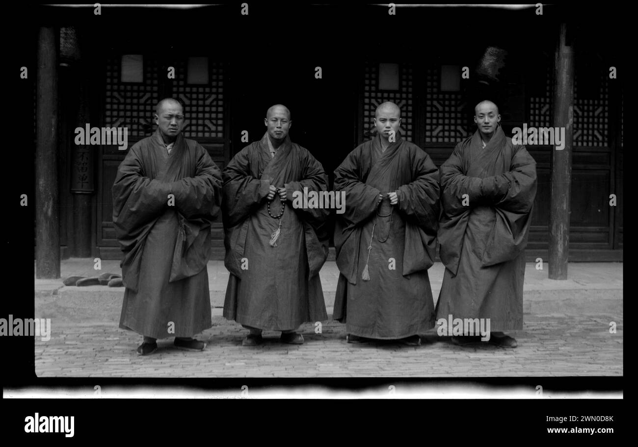 Monk at She Sha Shan Monastery. Monk at She Sha Shan Monastery Stock ...