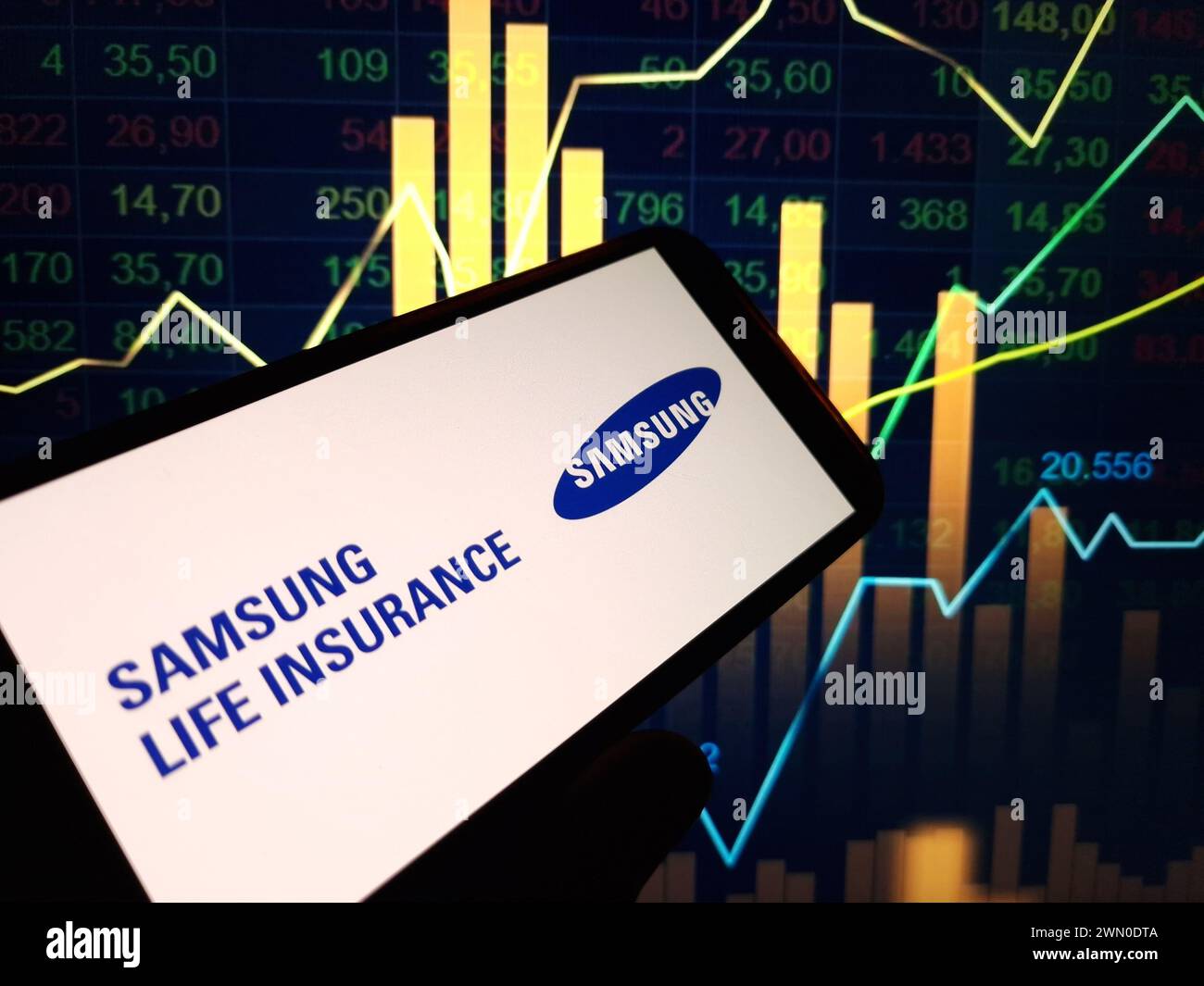 Samsung life logo hi-res stock photography and images - Alamy