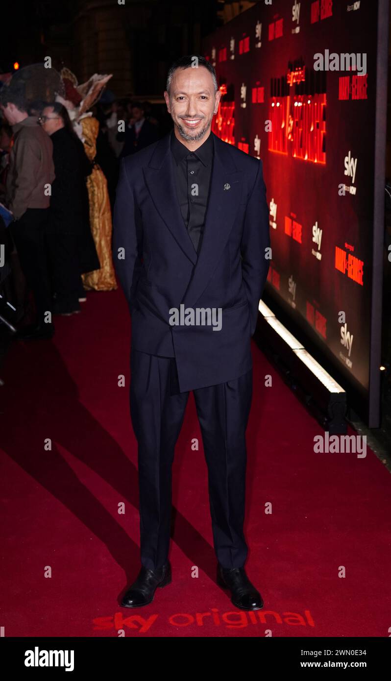 Oliver Hermanus arrives for the UK premiere of Sky Original's Mary and ...