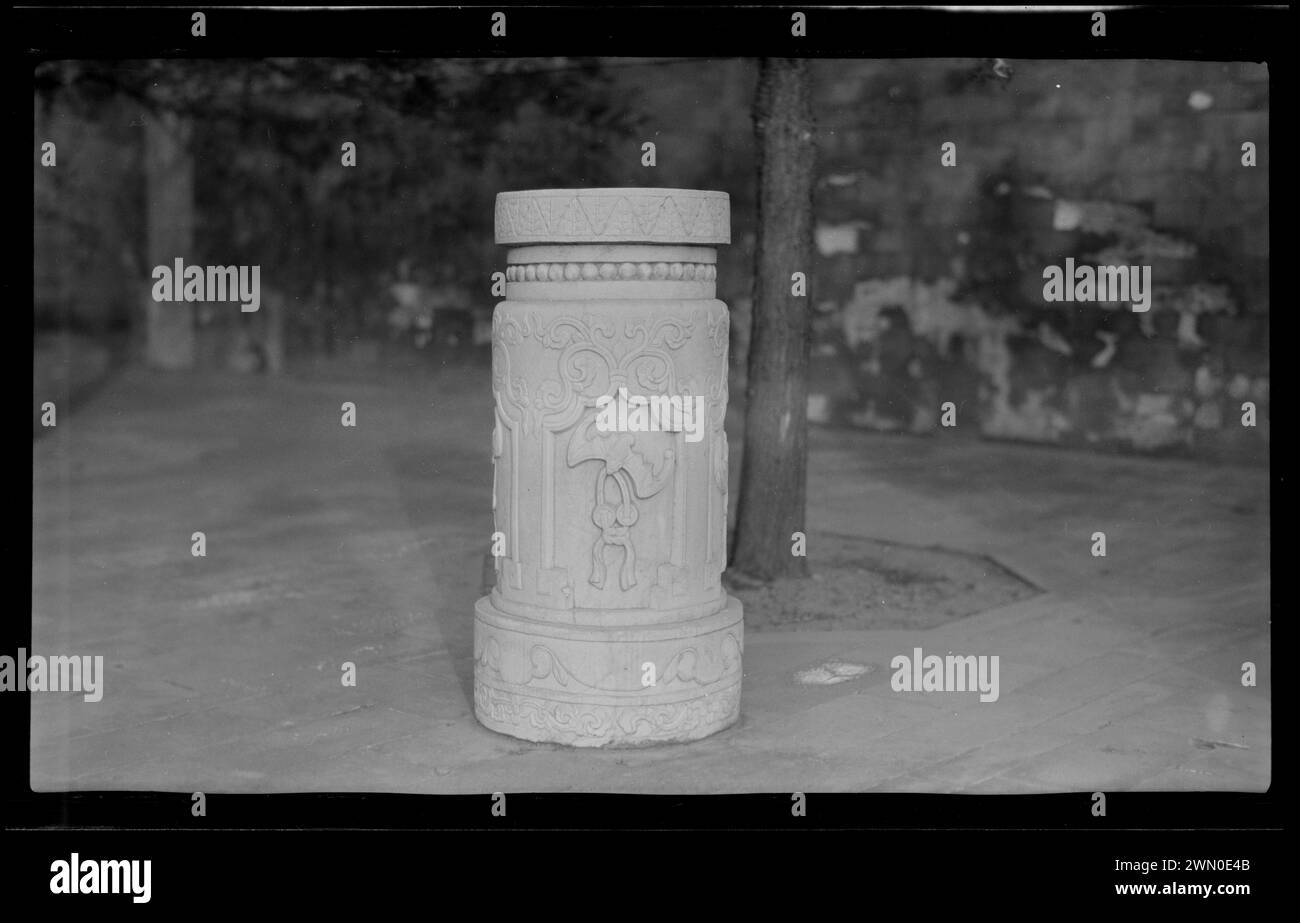 Carved stone, beside walk to Marble Boat, Summer Palace. Carved stone ...