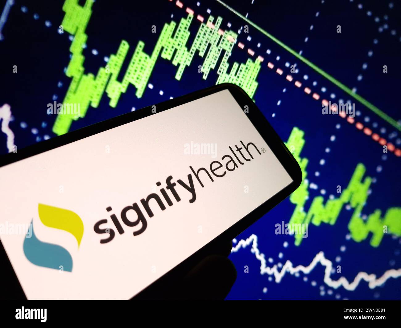 Konskie, Poland - February 24, 2024: Signify Health company logo ...