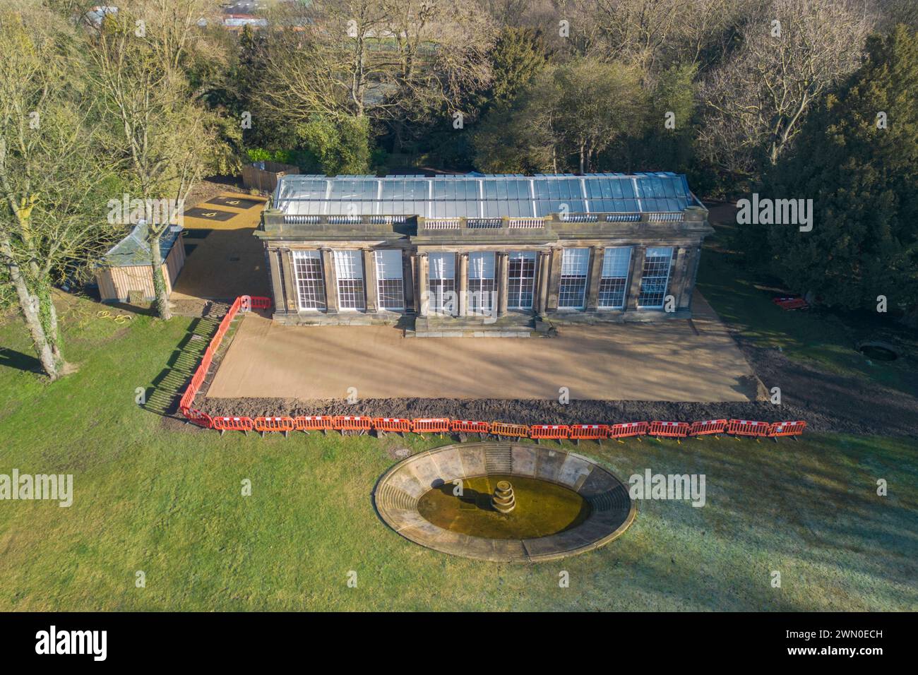 4K Aerial Drone Photo of Camellia House, a Grade II listed building in ...