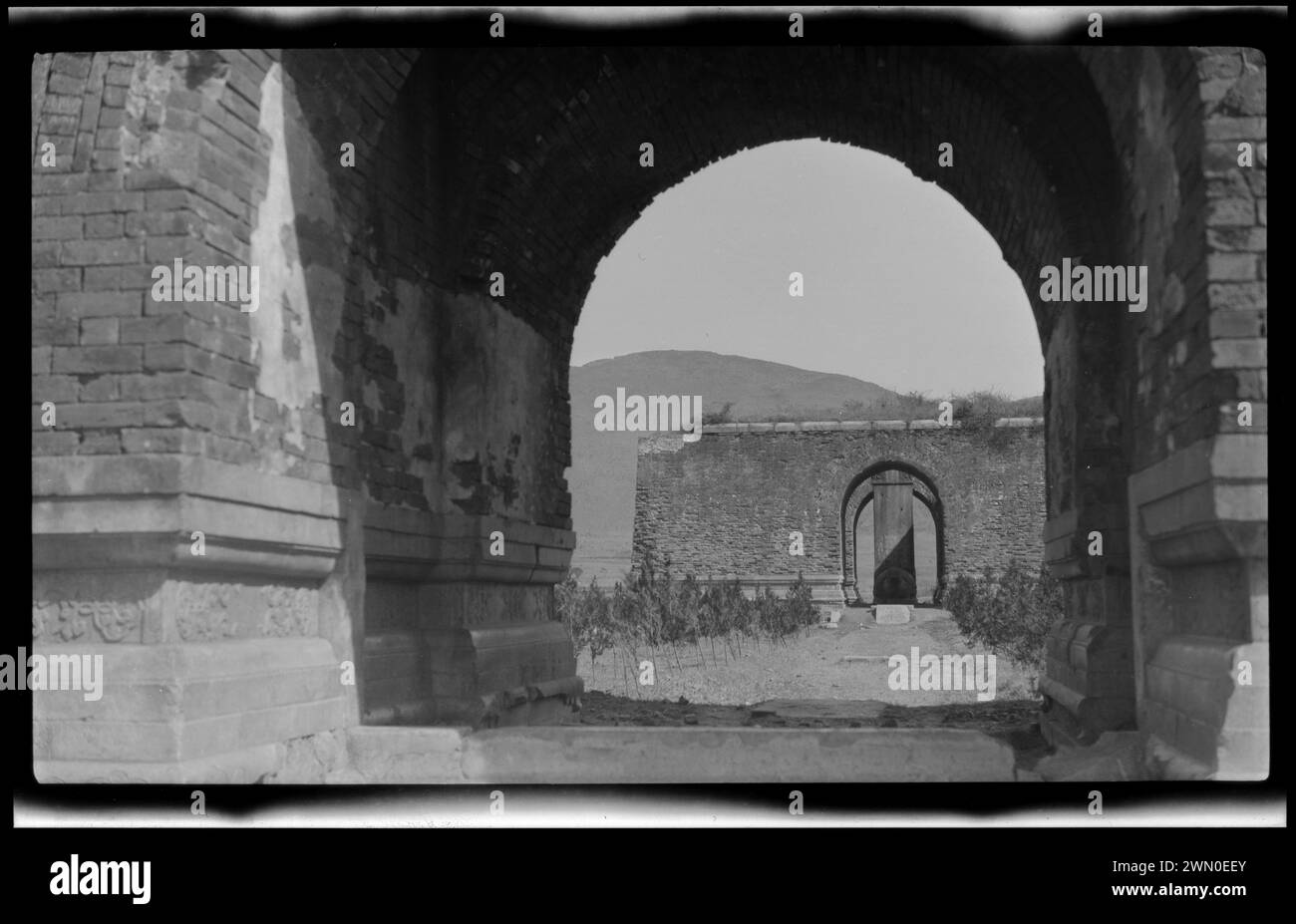 Brick arches of principal tomb. Brick arches of principal tomb Stock ...