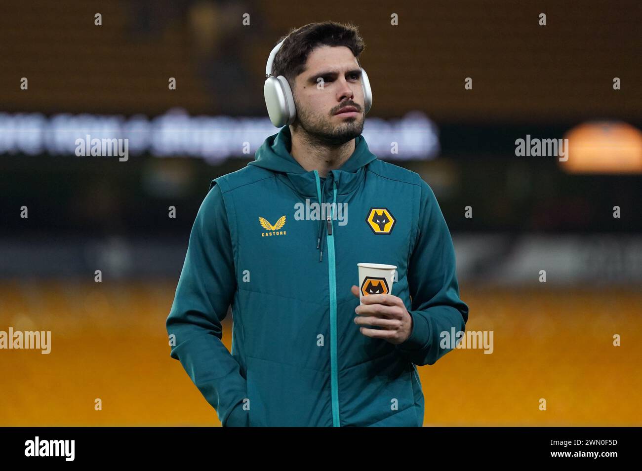 Wolverhampton Wanderers' Pedro Neto before the Emirates FA Cup fifth ...