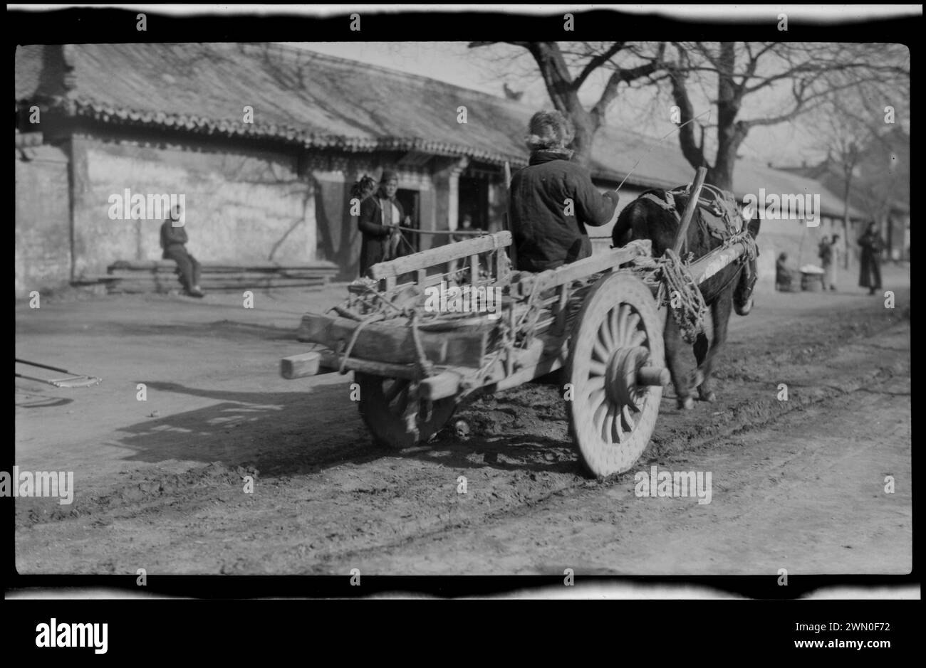 Cart pulled by donkey. Cart pulled by donkey Stock Photo - Alamy