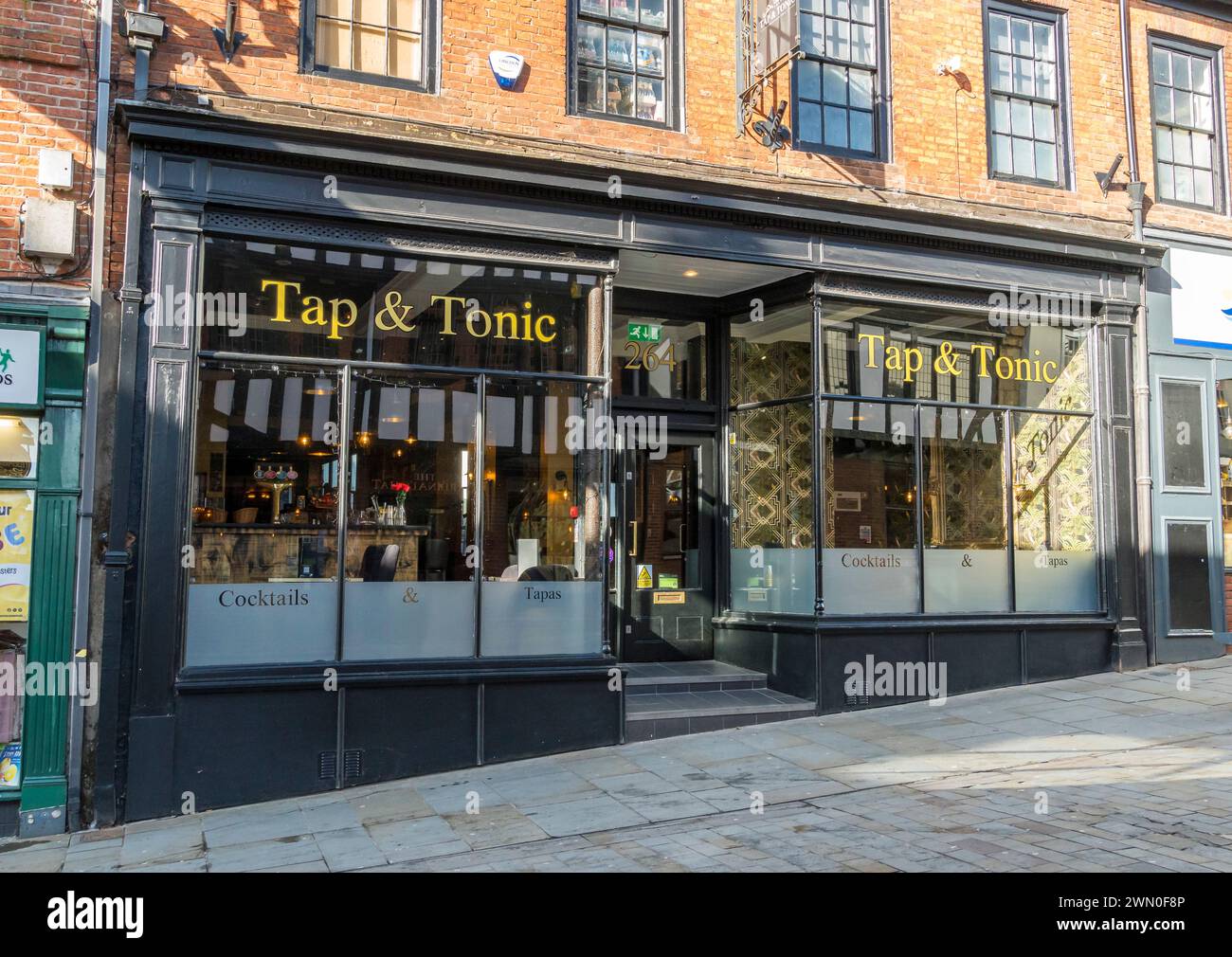 Tap & Tonic bar and restaurant, High Street, Lincoln City, Lincolnshire ...