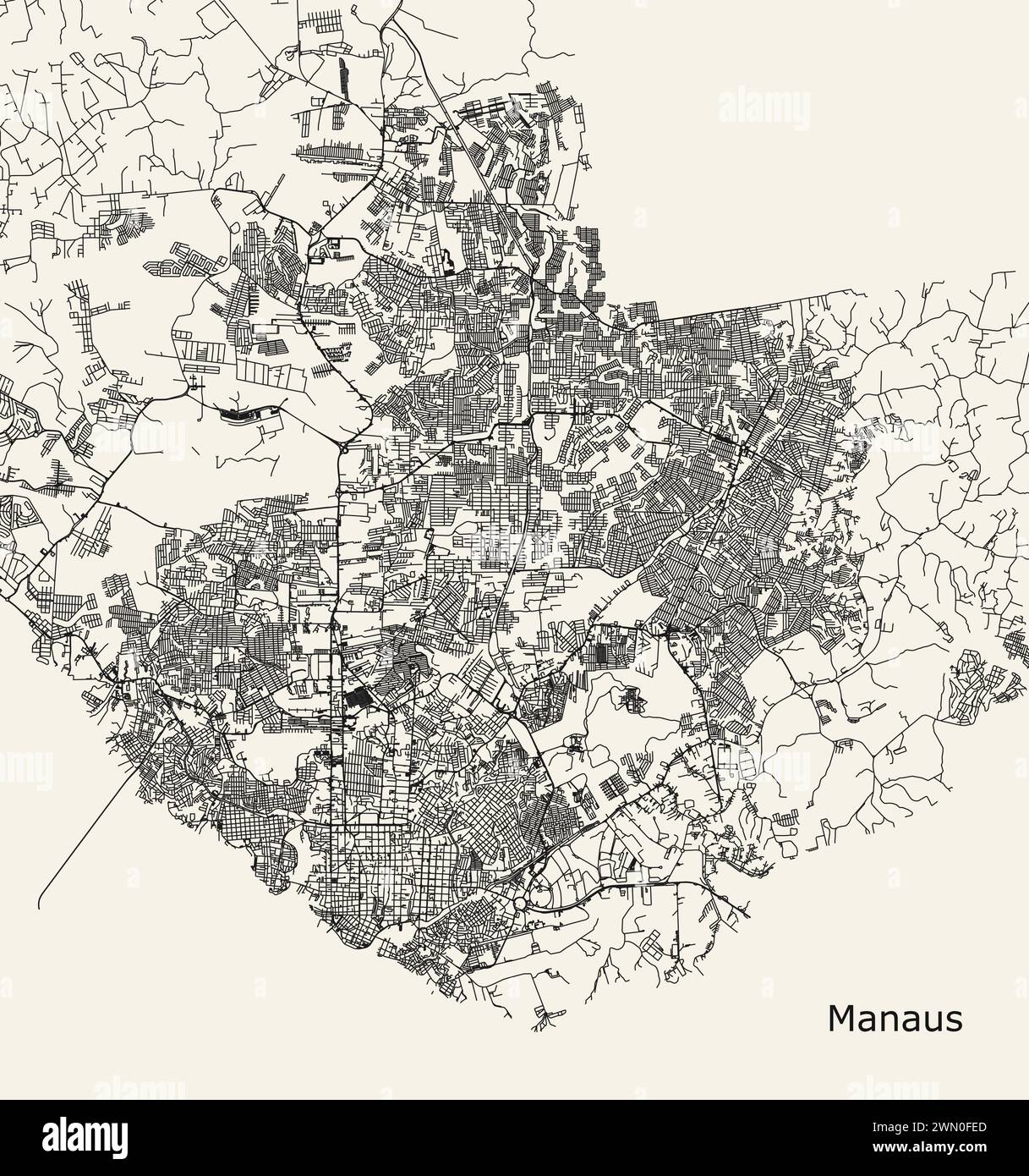 Map of amazonas hi-res stock photography and images - Alamy