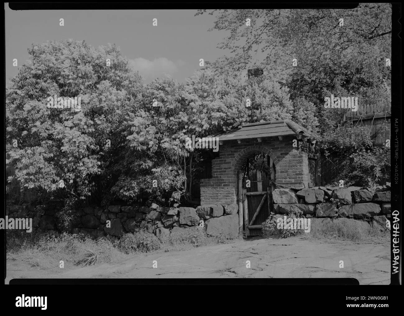 Brick gatehouse on Elm Street, Marblehead. Brick gatehouse on Elm ...