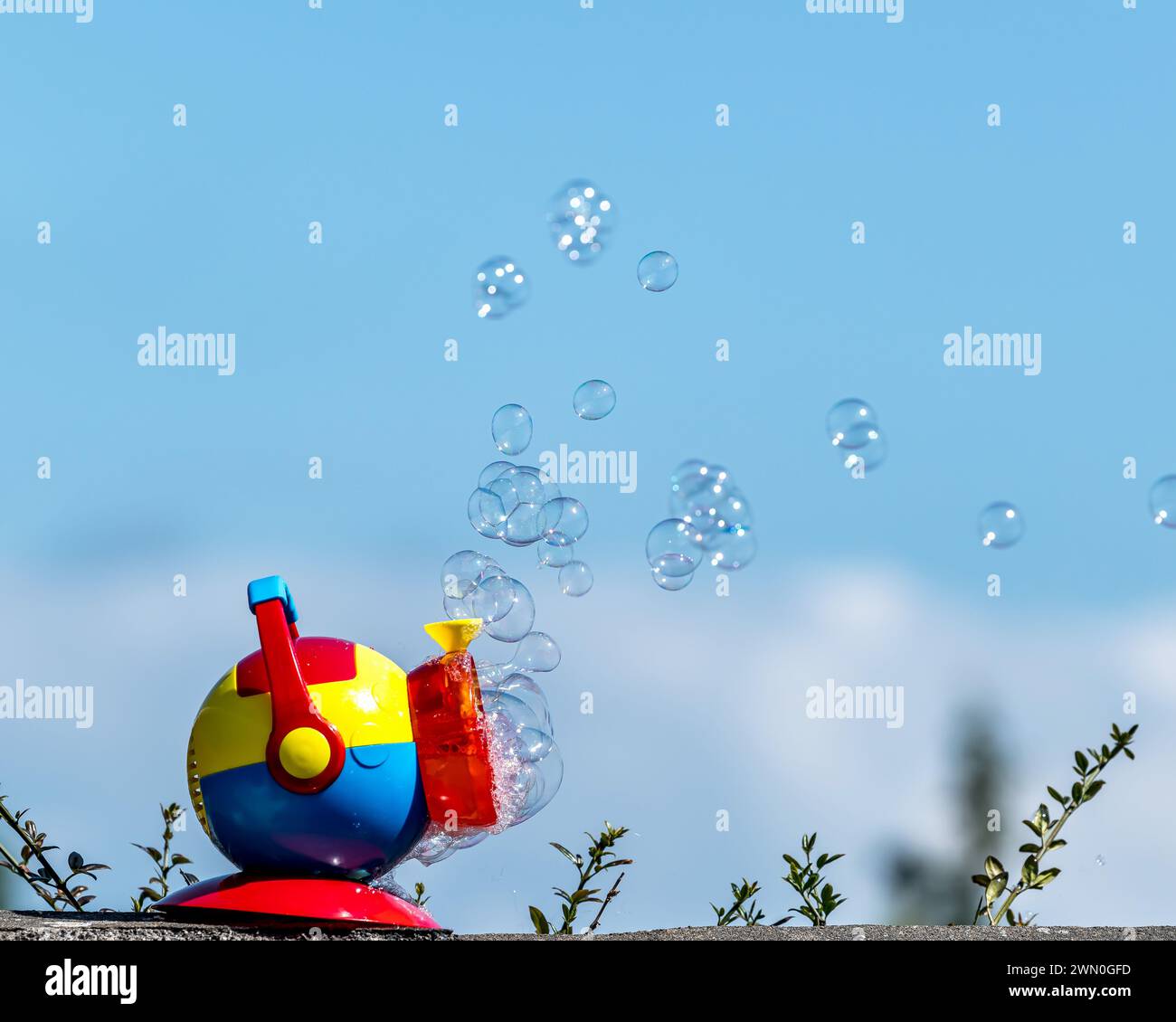 The Bubble Machine Stock Photo - Alamy