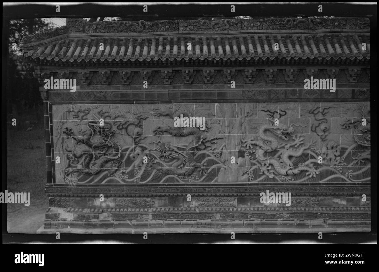 Spirit wall in five colors of tiles. Spirit wall in five colors of ...