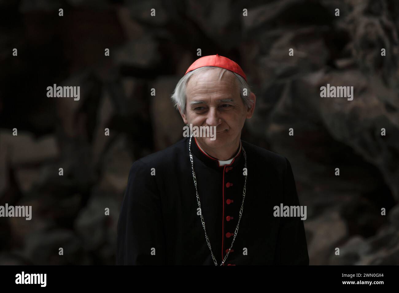 Vatican City, Vatican, 28 February 2024. Cardinal Matteo Maria Zuppi ...