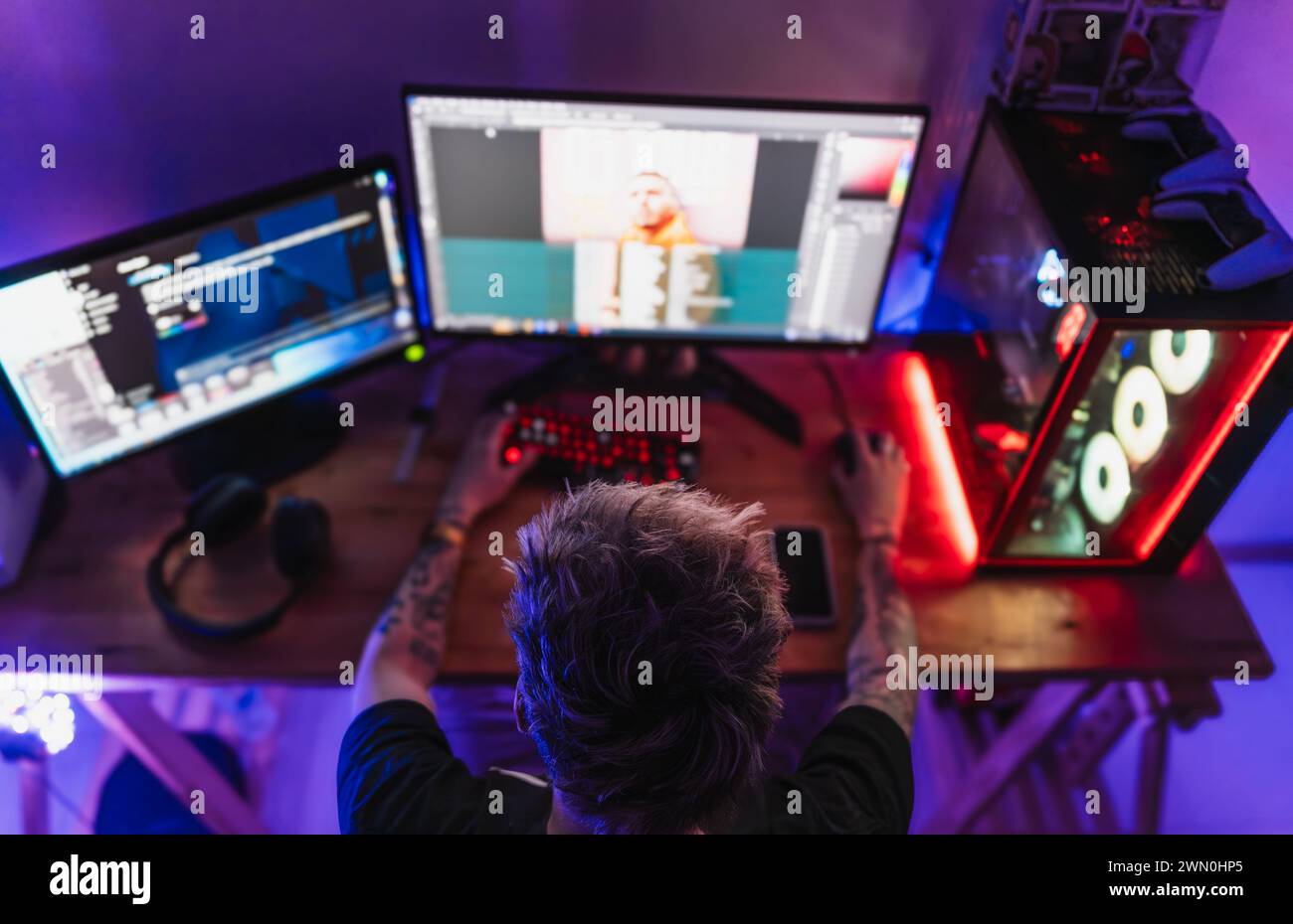 Digital nomad setup hi-res stock photography and images - Alamy