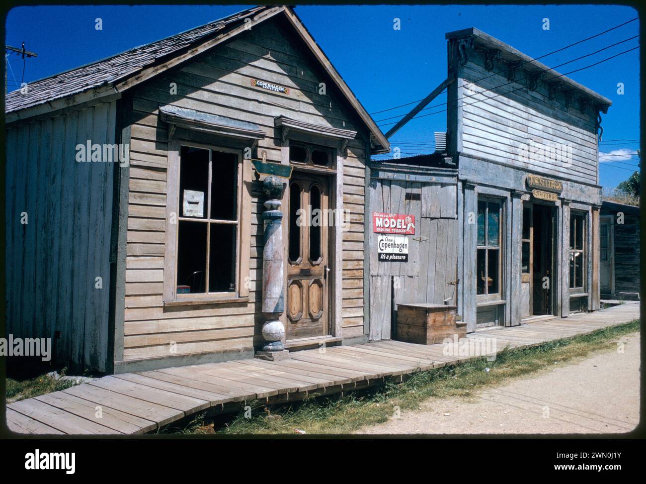 Wooden storefronts, Nevada City, Montana. Wooden storefronts, Nevada ...