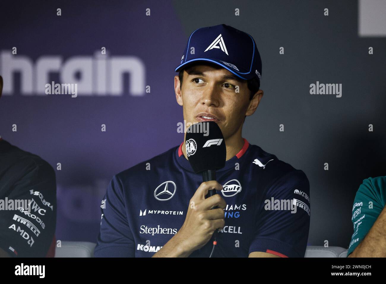 ALBON Alexander (tha), Williams Racing FW46, portrait press conference ...