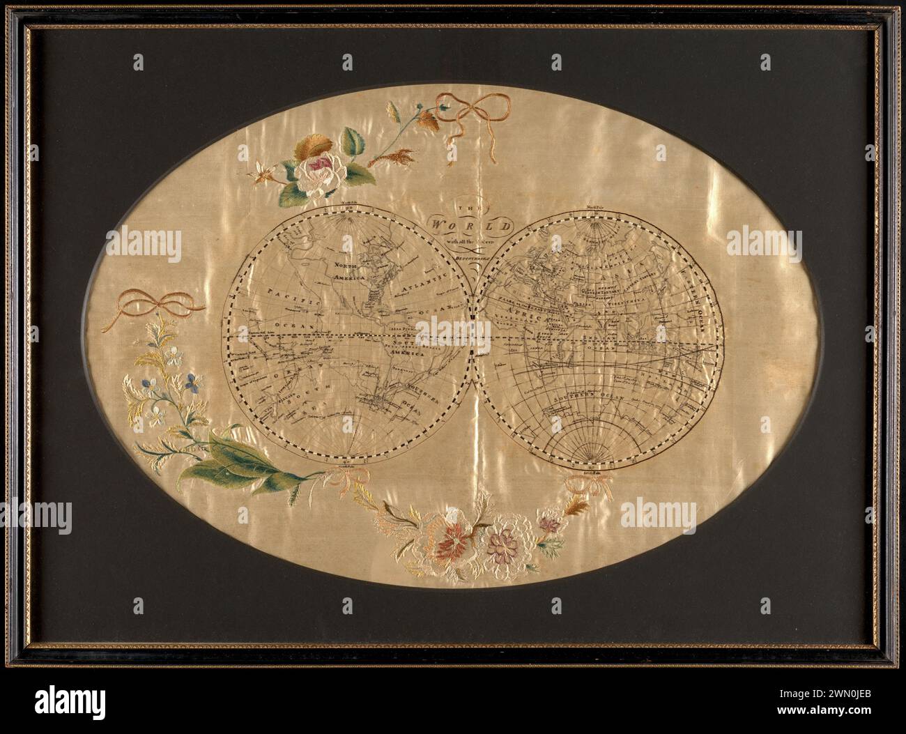 The world with all modern discoveries. The world with all modern ...