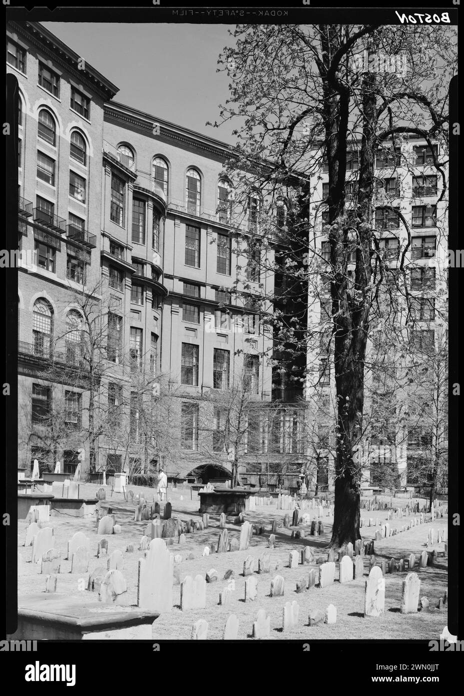 Granary Burial Ground, Tremont Street, Boston. Granary Burial Ground ...
