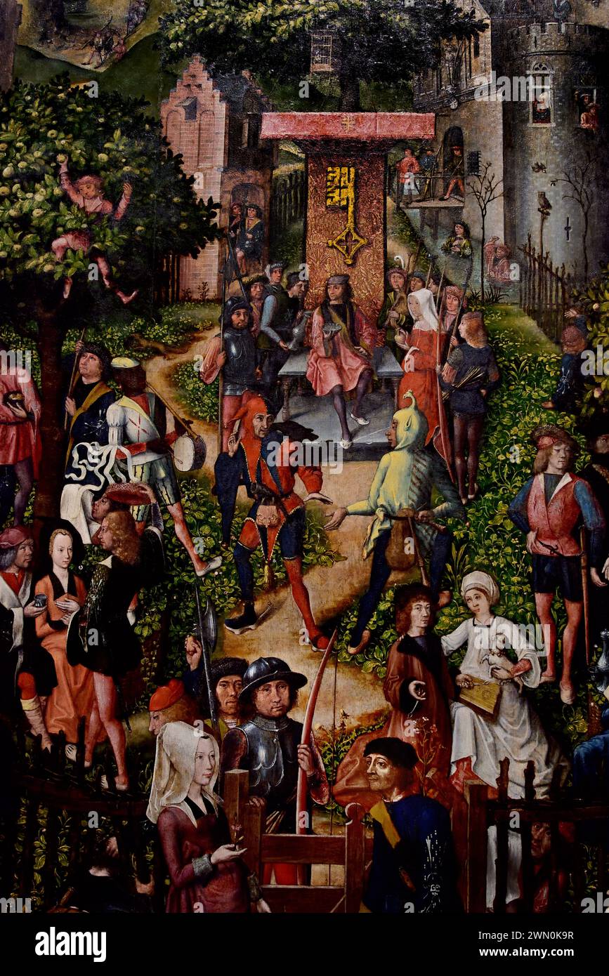 Festival of the Archers - Schuttersfeest 1493 by Meister von Frankfurt ...