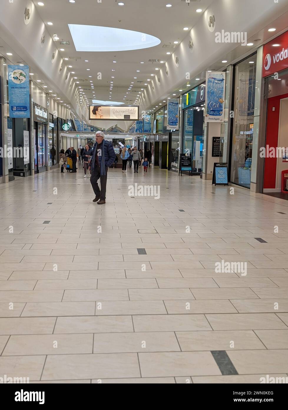 Indoor shopping centre, Doncaster Stock Photo - Alamy