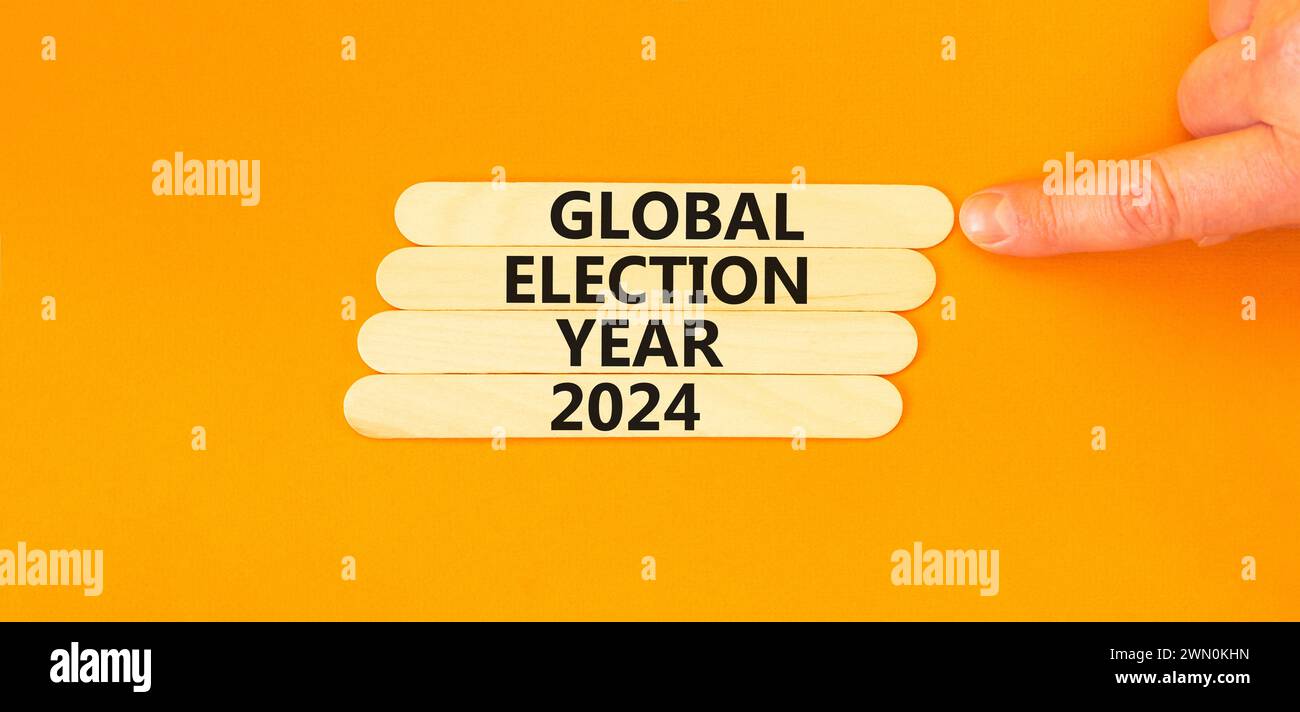 Global election year 2024 symbol. Concept words Global election year ...