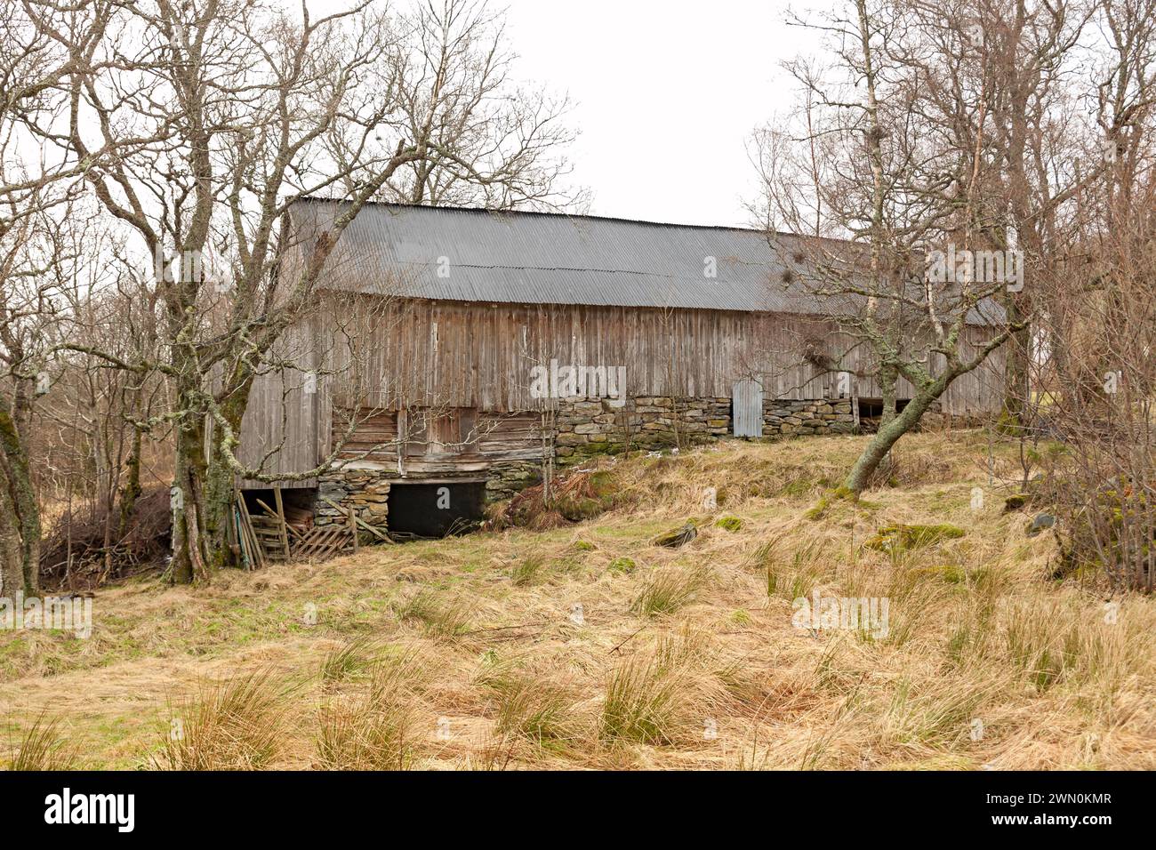 An old hay barn in Hareid, Norway Stock Photo - Alamy