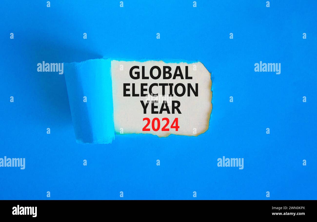 Global election year 2024 symbol. Concept words Global election year ...