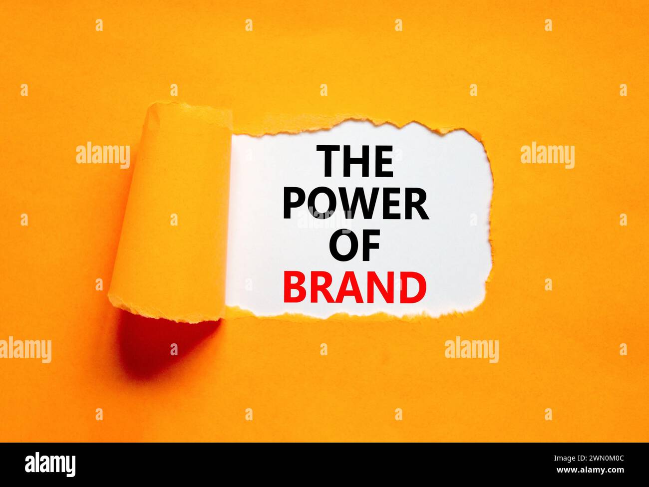 The power of brand symbol. Concept words The power of brand on ...