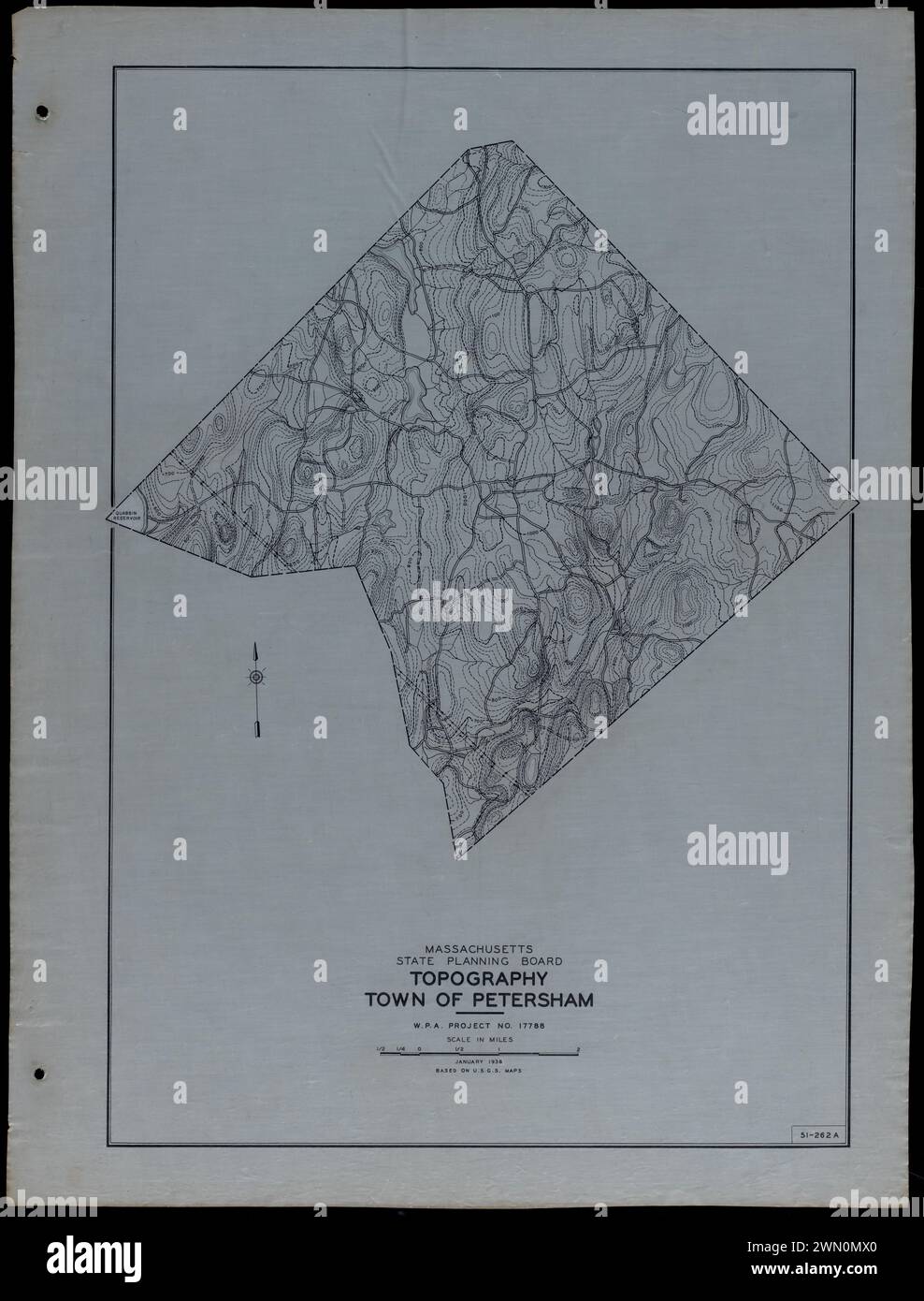 Topography Town of Petersham. Topography Town of Petersham Stock Photo ...