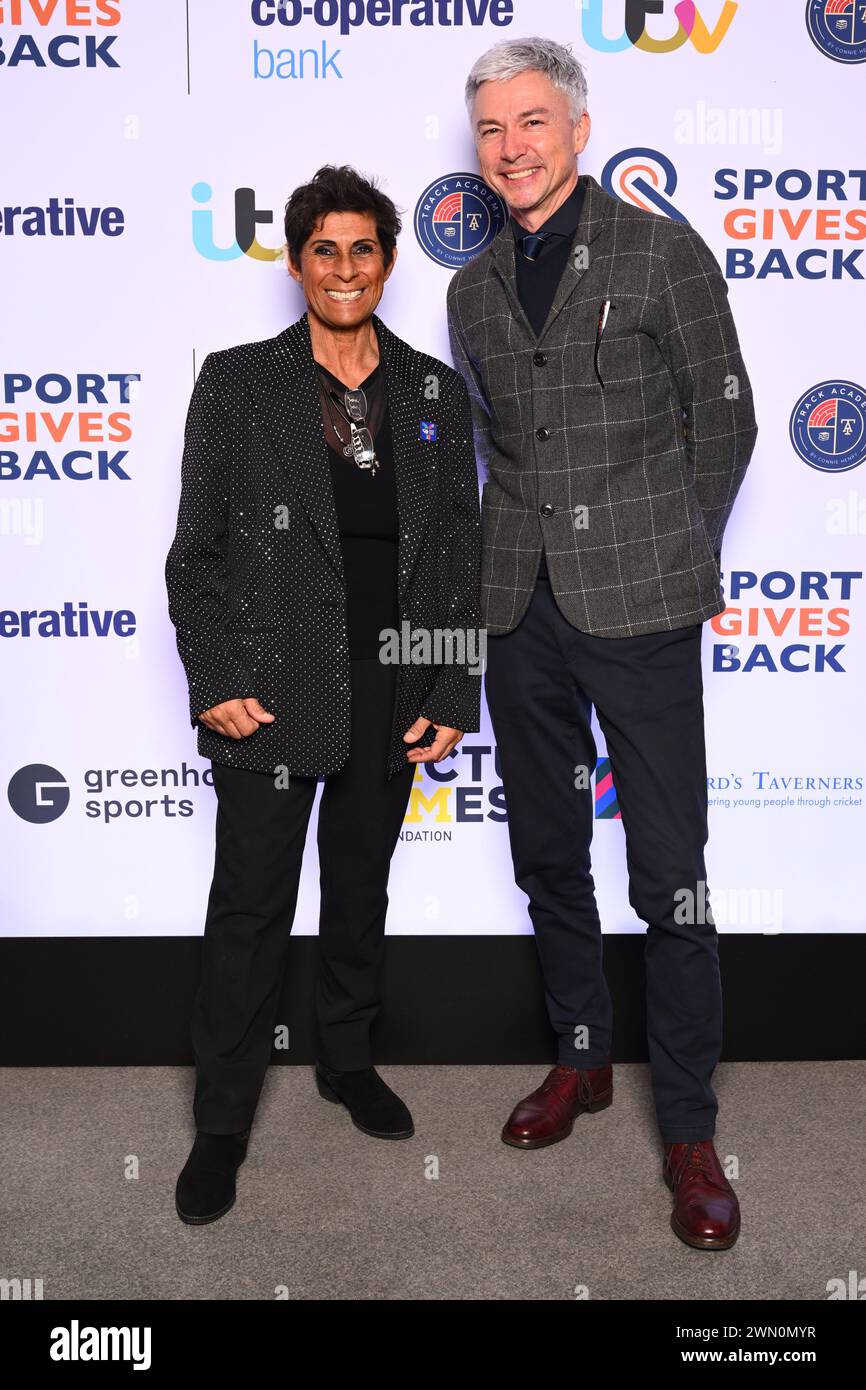 London, UK. 28 February 2023. Jonathan Edwards attending the Sport ...