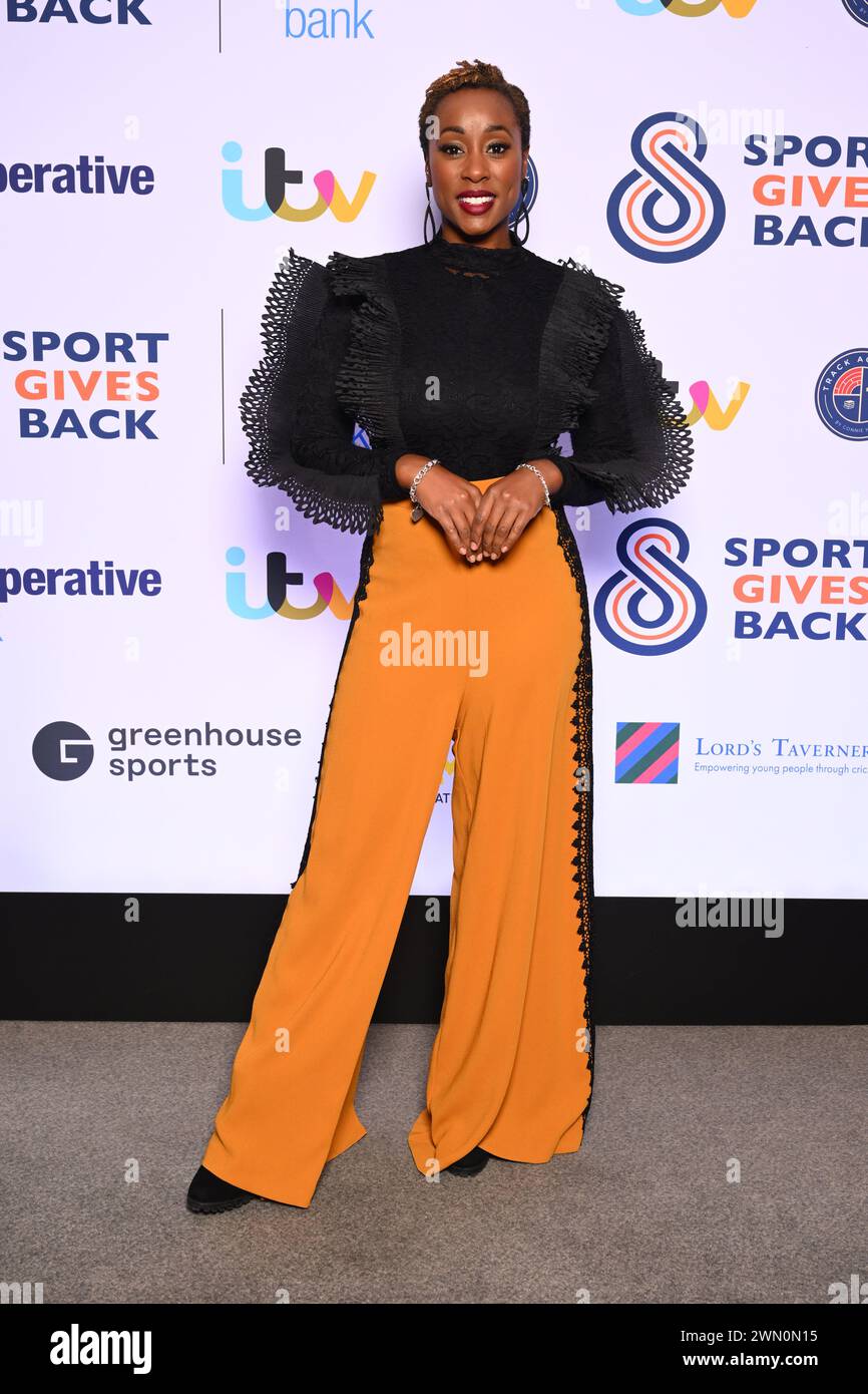 London, UK. 28 February 2023. Scarlette Douglas attending the Sport ...