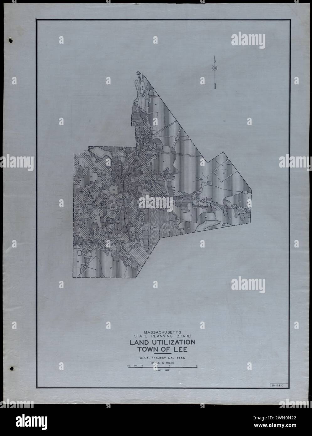 Land Utilization Town of Lee. Land Utilization Town of Lee Stock Photo ...