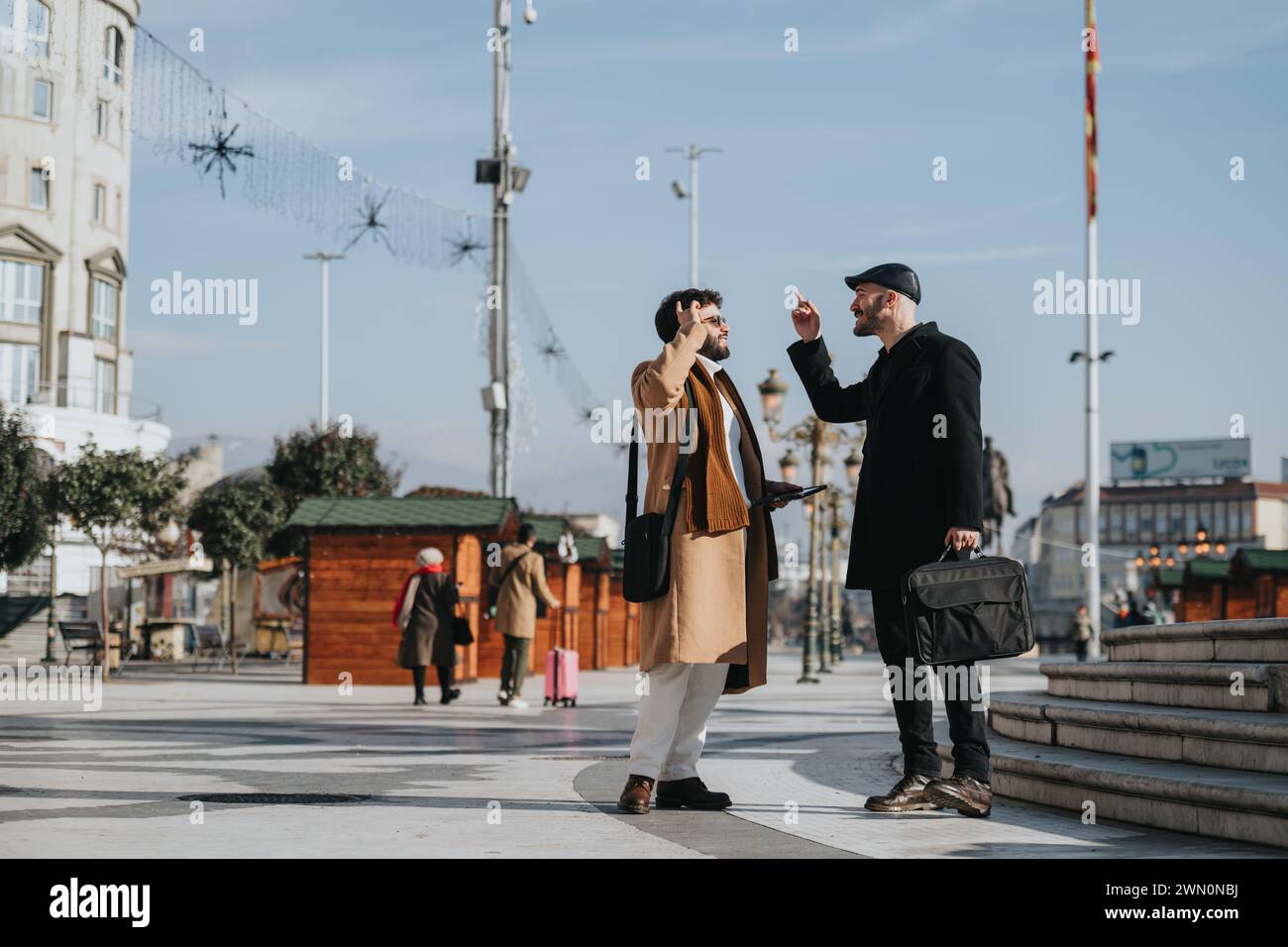 Colleagues engaging in lively hi-res stock photography and images - Alamy